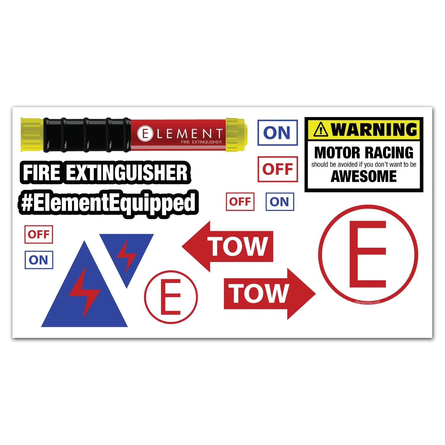 Official Track Safety Decal Sheet – Monster Ropes